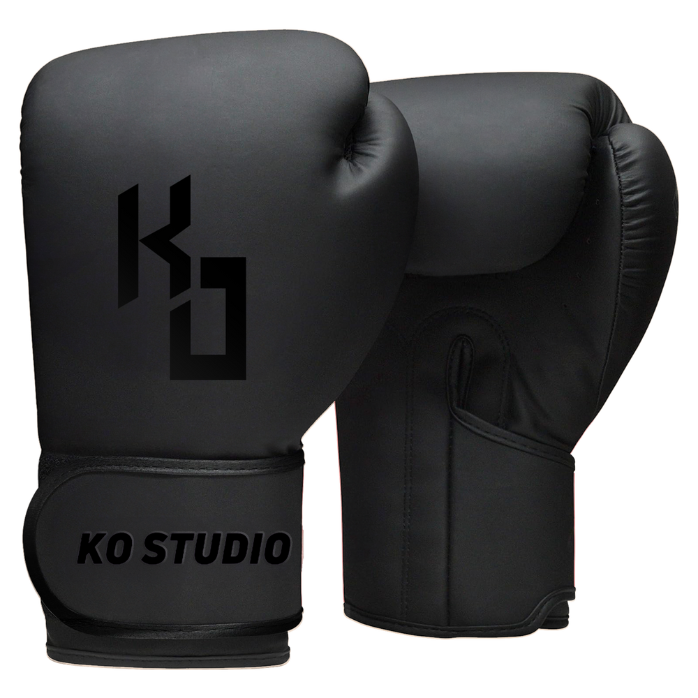 Contemporary Ink 02 Black Boxing Gloves | KO Studio