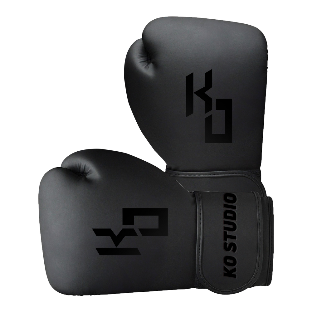 Contemporary Ink 02 Black Boxing Gloves | KO Studio