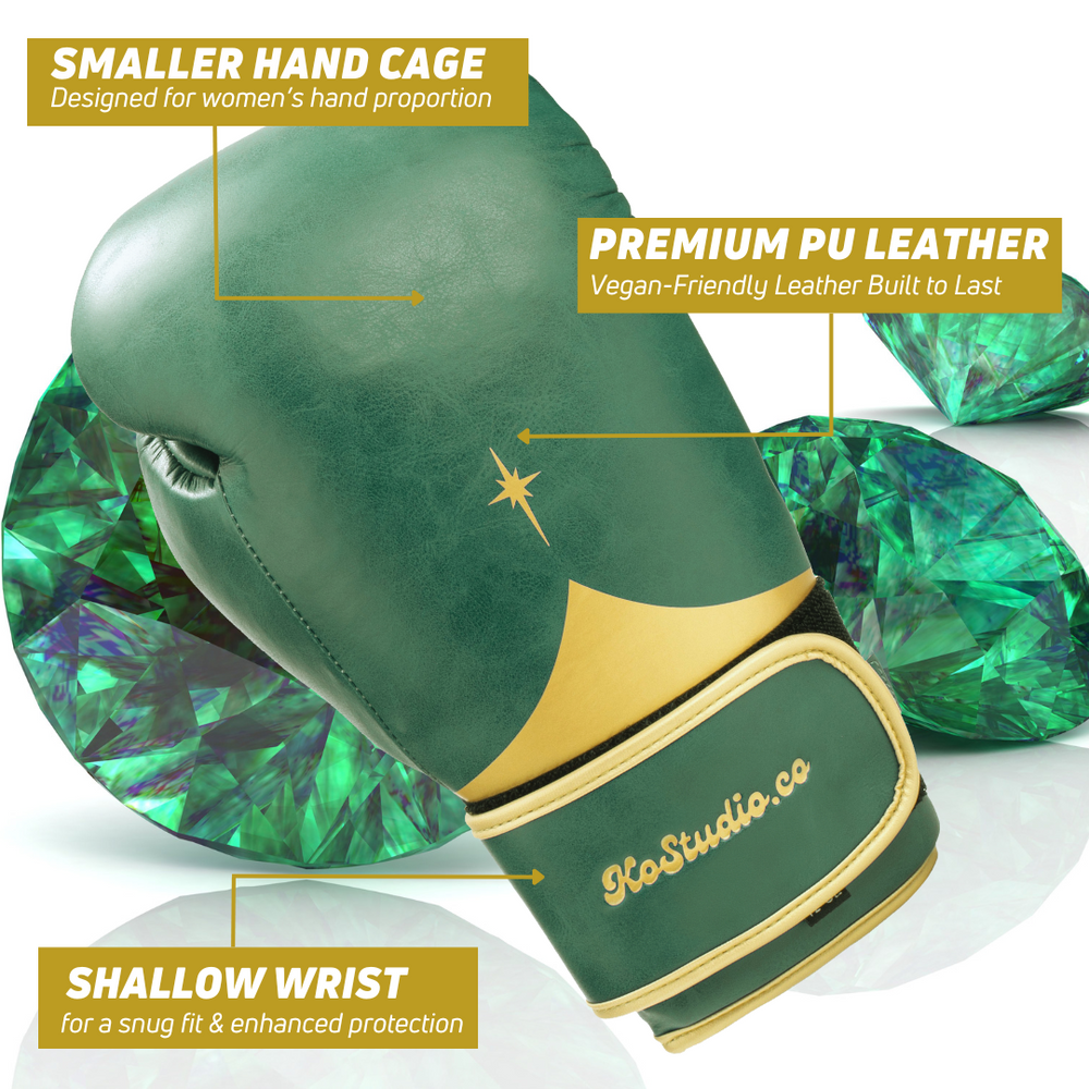 Emerald Boxing Gloves | KO Studio